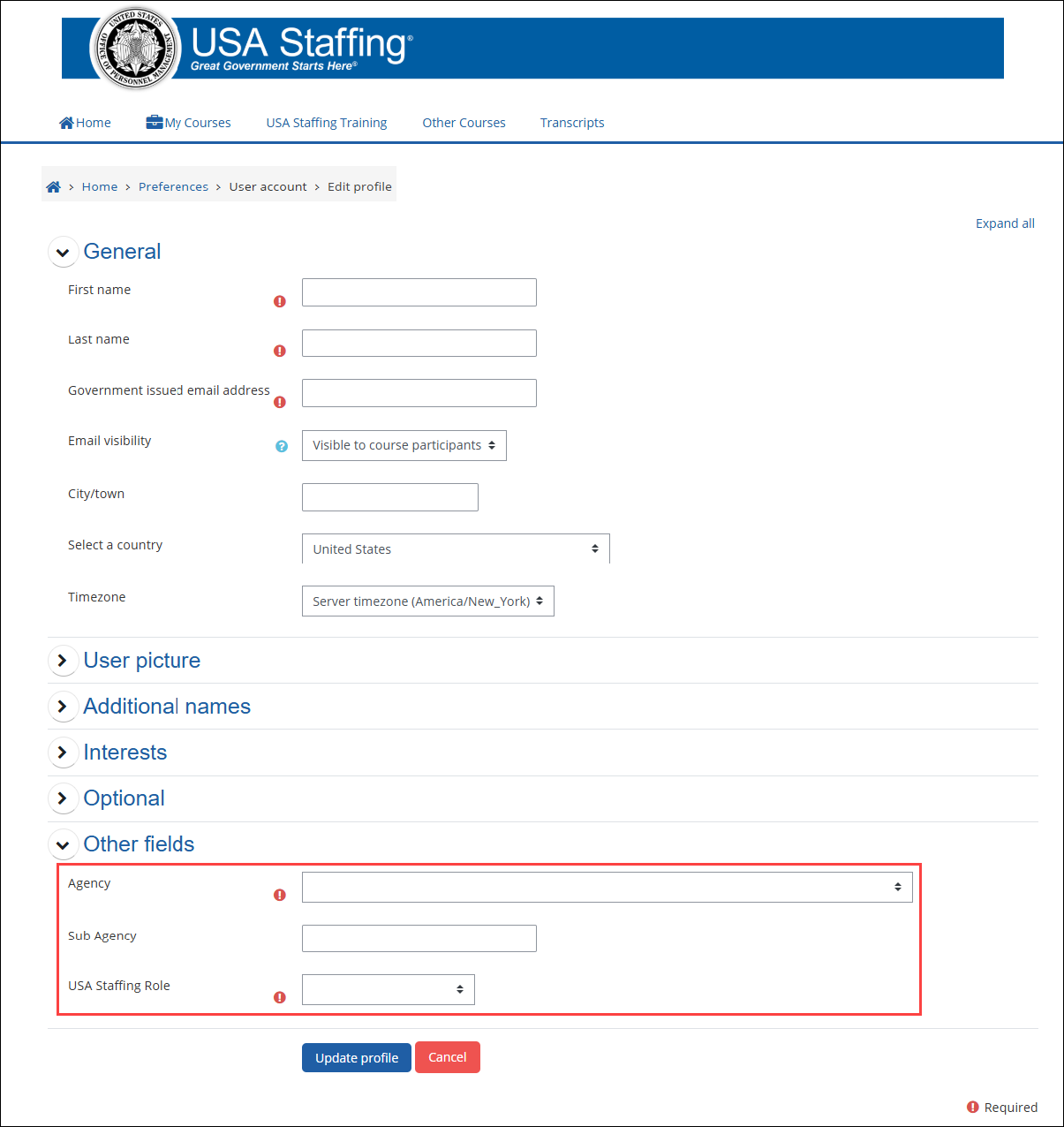 Accessing USA Hire Online Training – Agency Resource Center